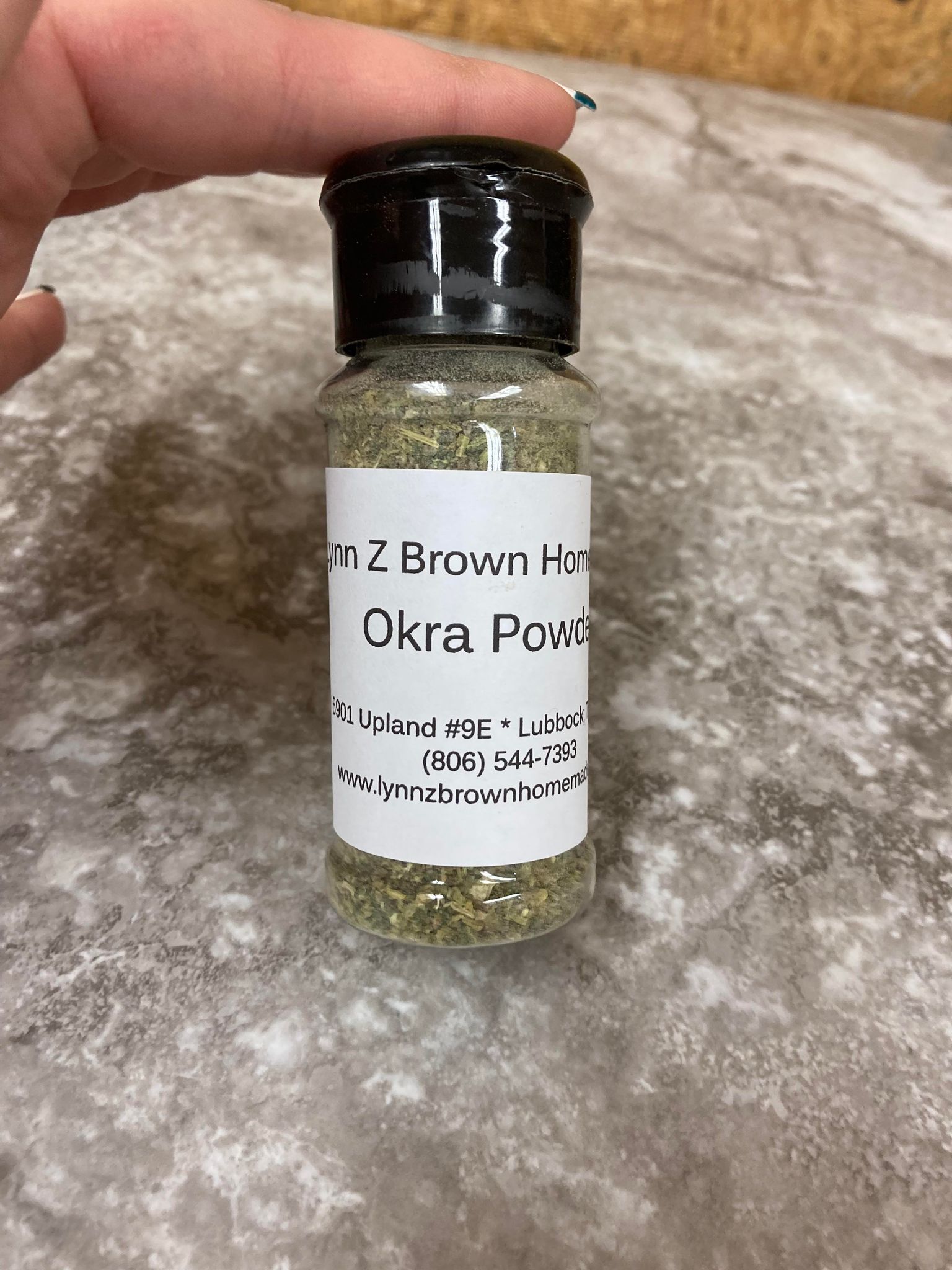 Okra Powder | Lynn Z Brown Homemade