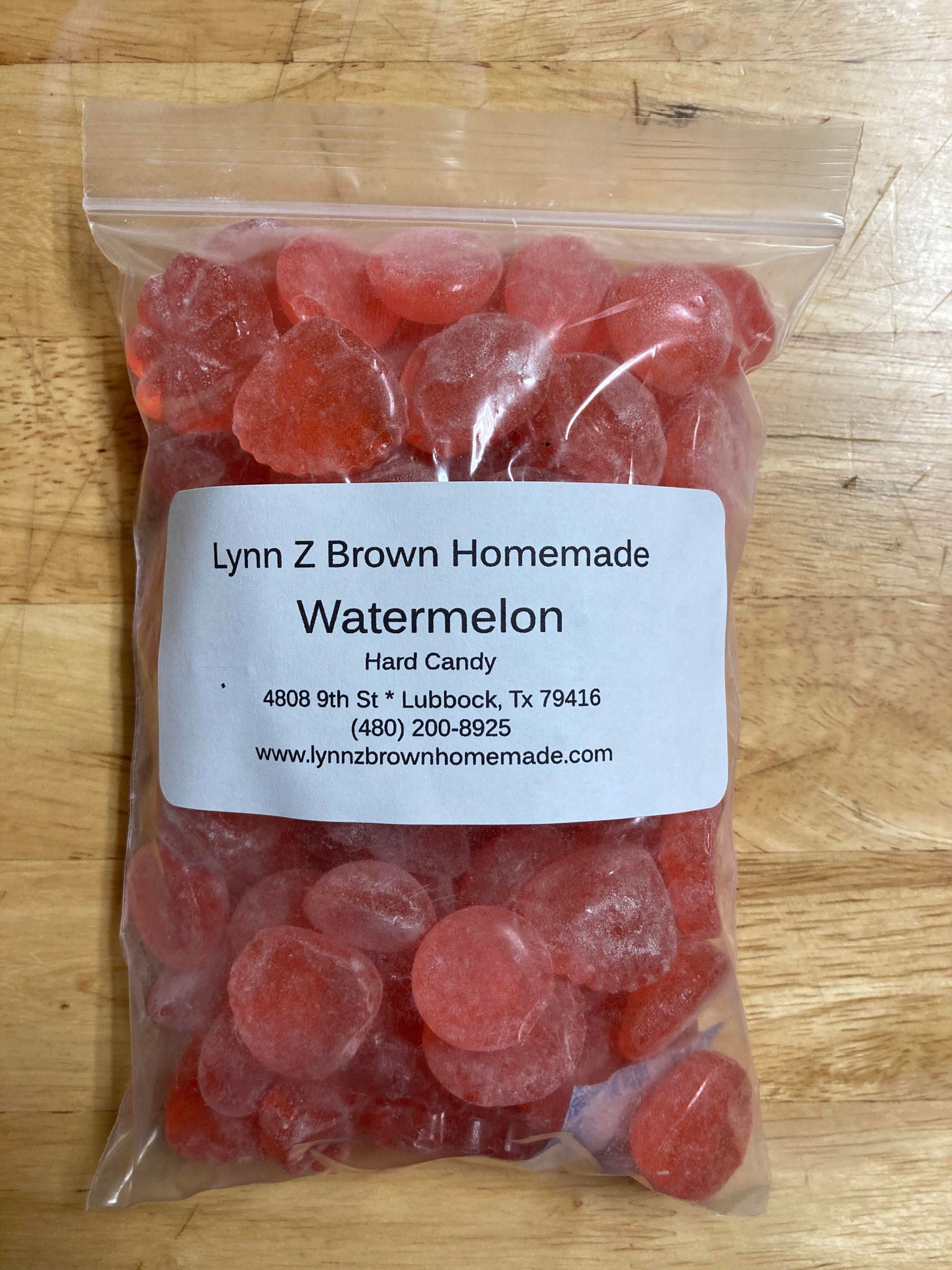 Watermelon Hard Candy | Lynn Z Brown Homemade